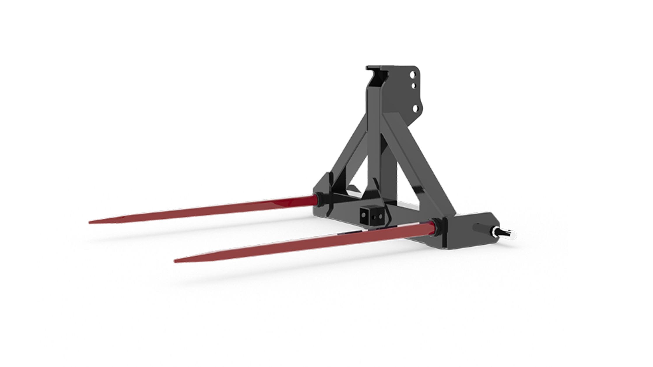HLA Attachments Double 3PH Bale Spear | Timberstar Tractor